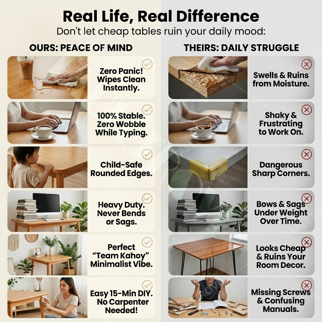 TABLETROVE Dinging Table High-End Meeting Table Heavy Duty Solid Wood ...