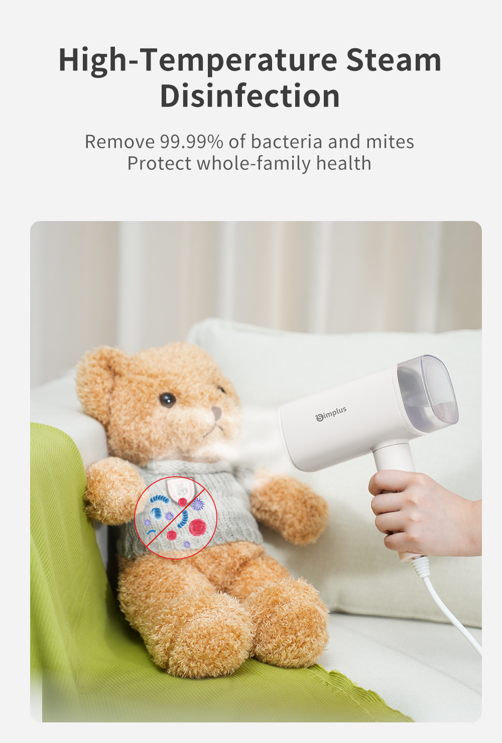 Simplus Handheld Garment Steamer Handheld Foldable Steam (Livestream ...