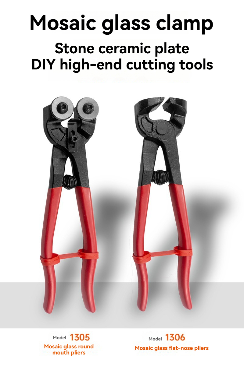 8-inch Mosaic Round Jaw Pliers DIY Mosaic Cutting Tool Round Jaw Pliers ...