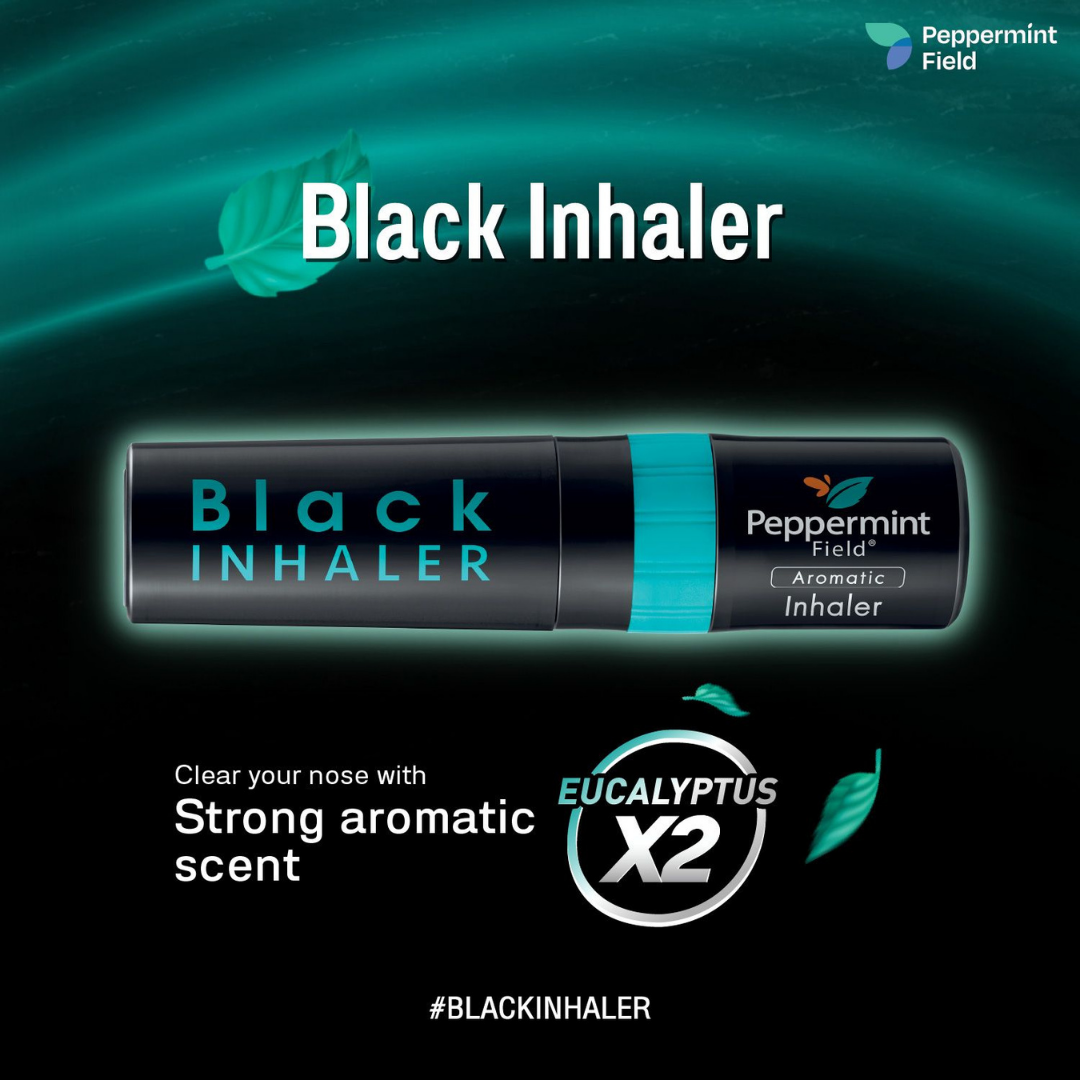 Peppermint Field Black Series - Black Inhaler , Herbal Inhaler and Roll ...
