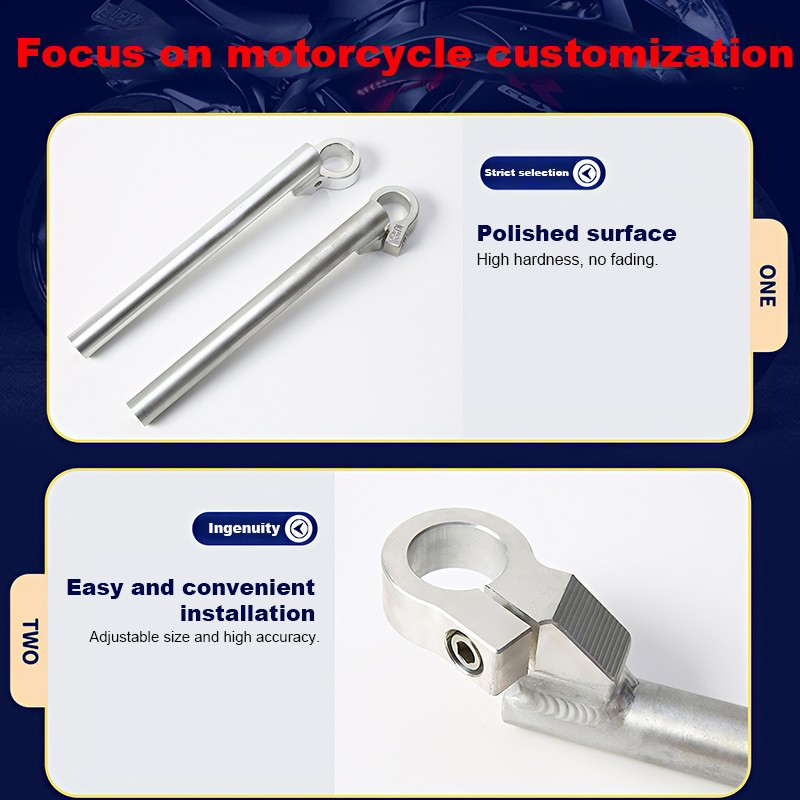 NUI Alloy Naked Handle Bar Raider 150 Carb / r150 fi / xrm / rs 125 ...