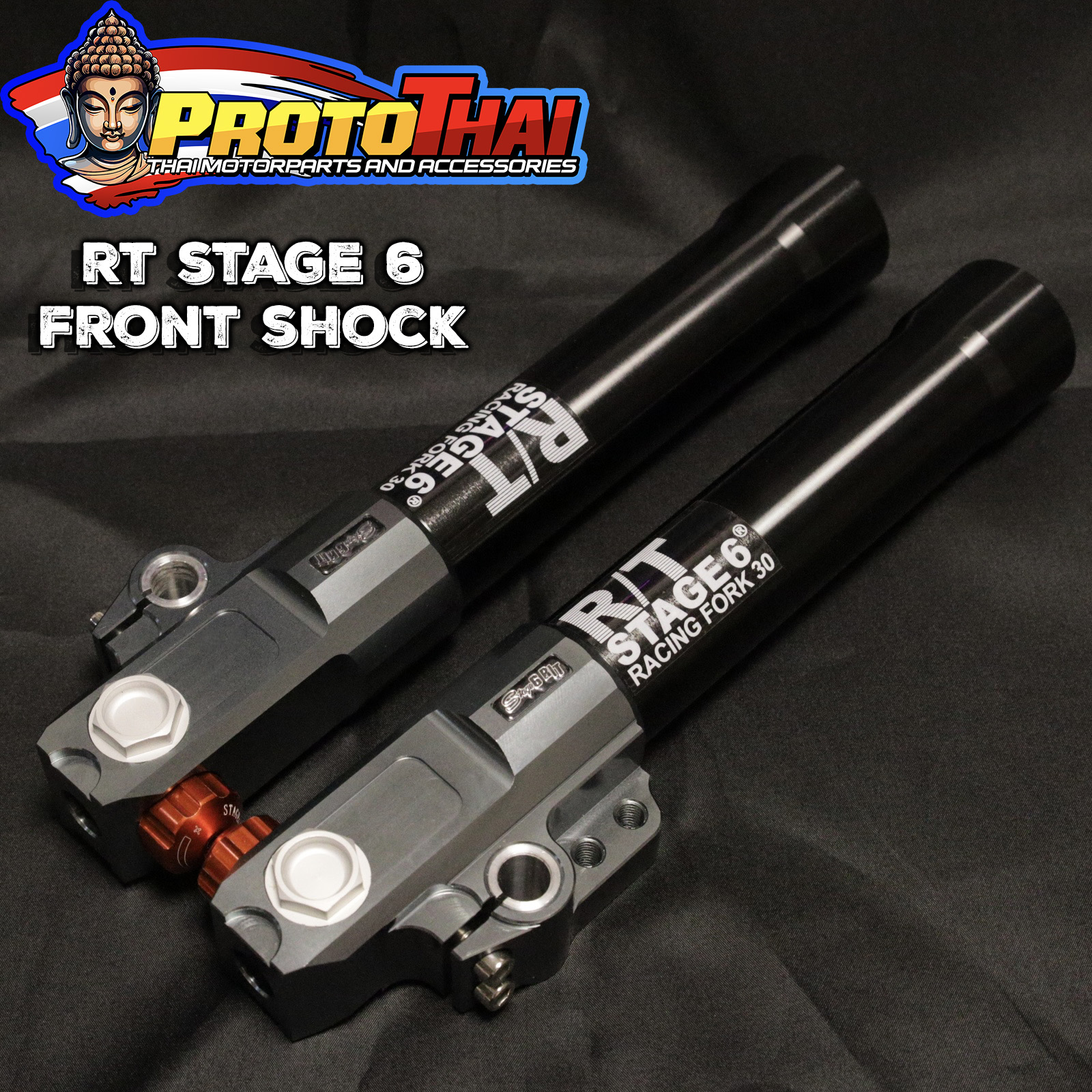 RT STAGE 6 FRONT SHOCK UNIVERSAL PREMIUM | Shopee Philippines