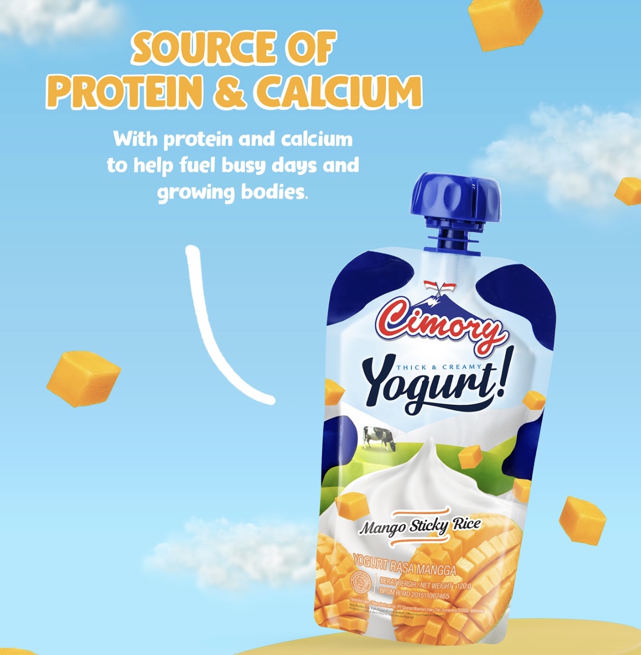 Cimory Yogurt Squeeze 120g - Kids Yogurt Snack (Pack of 20s) | Shopee ...