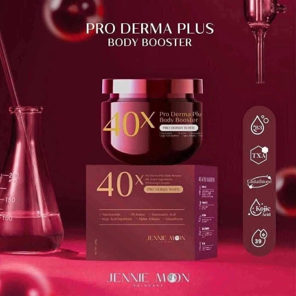 JENNIE MOON Pro Derma Plus Body Booster 40x (250g) | Shopee Philippines