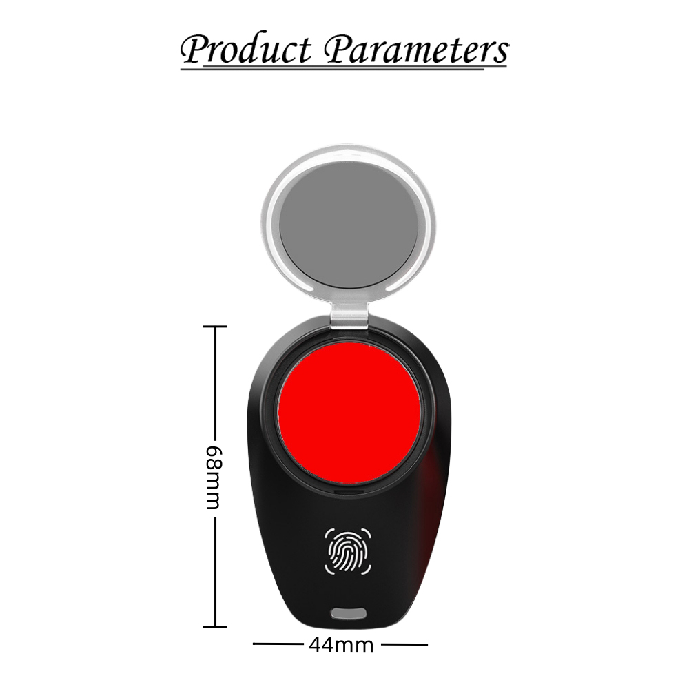 Quick-Drying Fingerprint Stamp Pad Portable Inking Ink Pad For Office ...