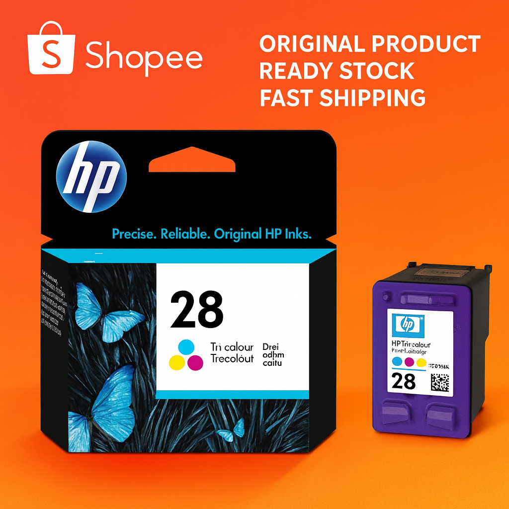 HP 28 Tri-Color Ink Cartridge | Original Genuine HP Printer Ink (C8728A ...