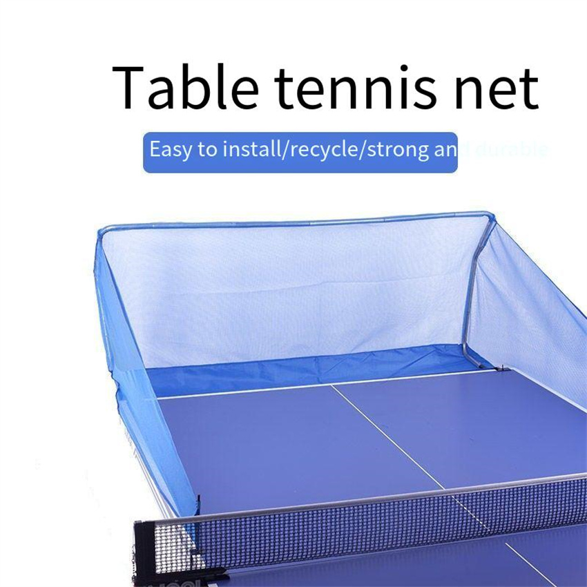 Table Tennis Blocking Net Portable Multi Ball Training Collection ...
