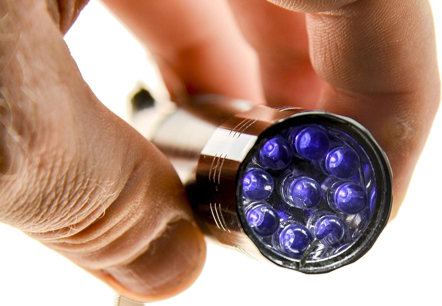 Portable UV Light Money Detector LED Ultra Violet Flashlight Torch ...