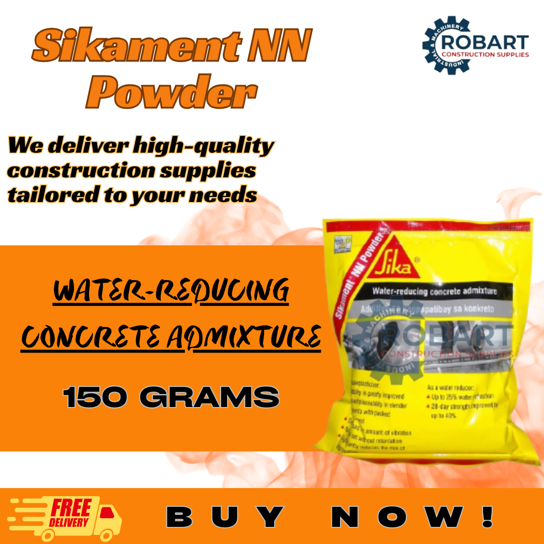 SIKA Sikament NN Powder WATER-REDUCING CONCRETE ADMIXTURE 150 GRAMS ...