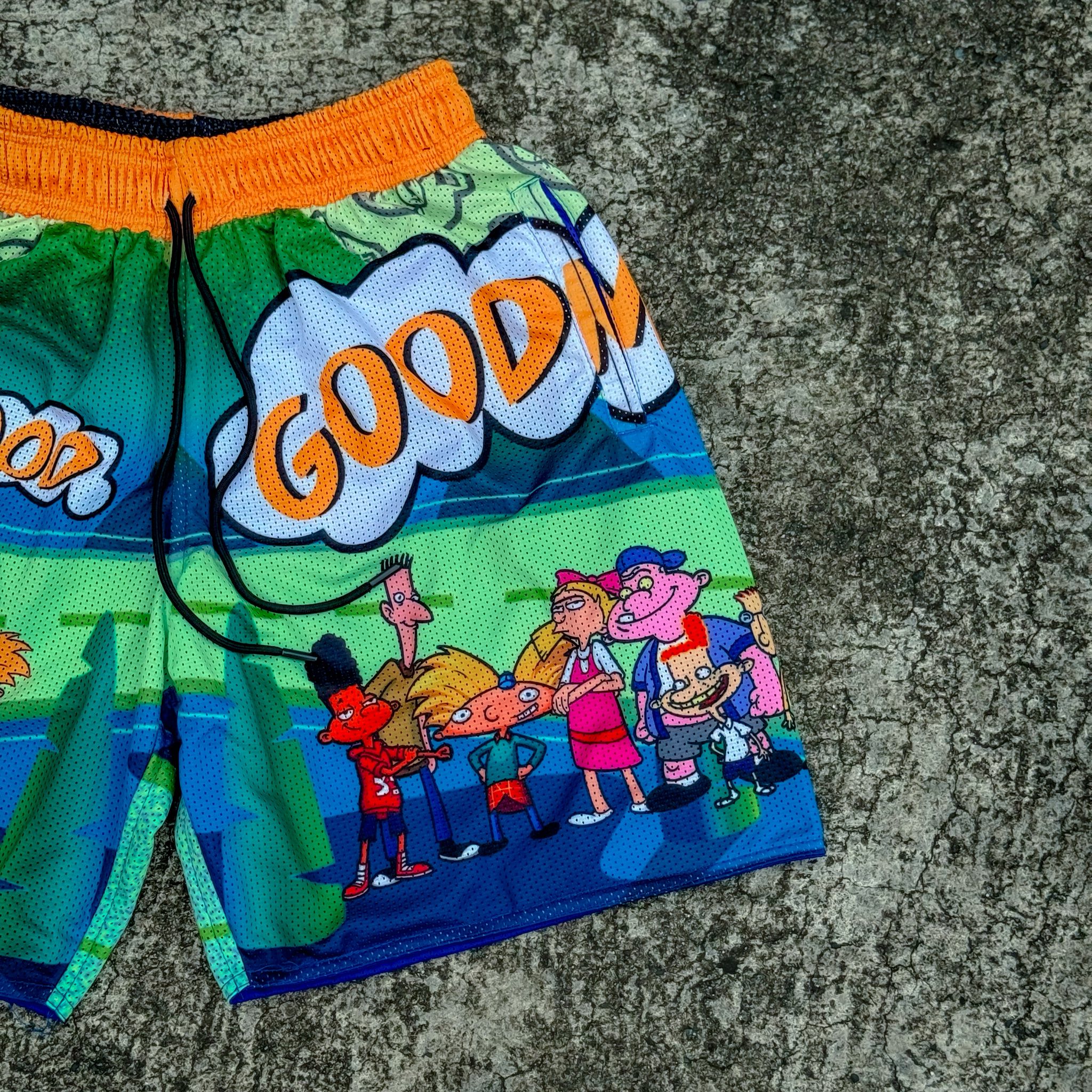 GDMD HEY ARNOLD MESH SHORT STREETWEAR MENSWEAR BOTTOM | Shopee Philippines