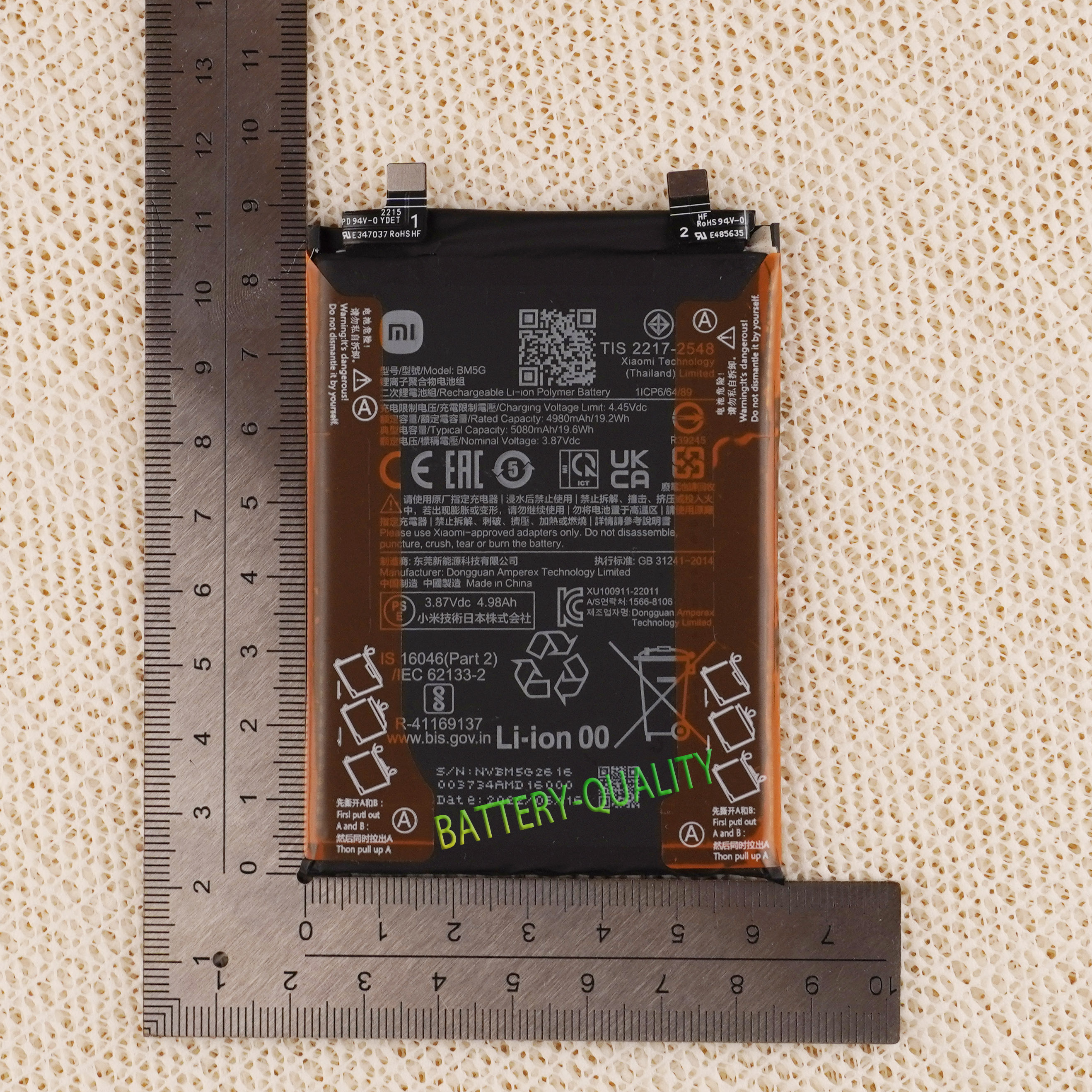 BM5G For Xiaomi Poco X4 GT Replacement Batteries+Free Tools | Shopee ...