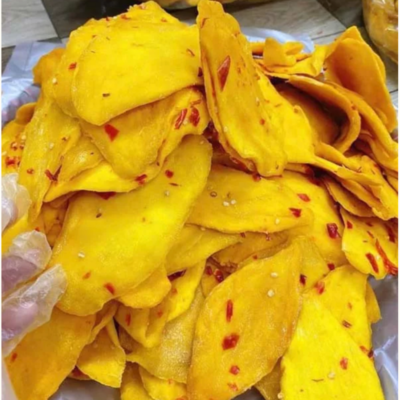 SPICY DRIED MANGO WITH SALT AND CHILI – No Fat, No Sugar, No Frying ...