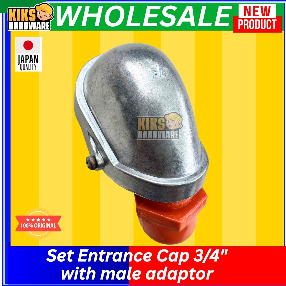 Electrical Entrance Cap 1/2, 3/4, and 1inch with male adapter 1SET ...