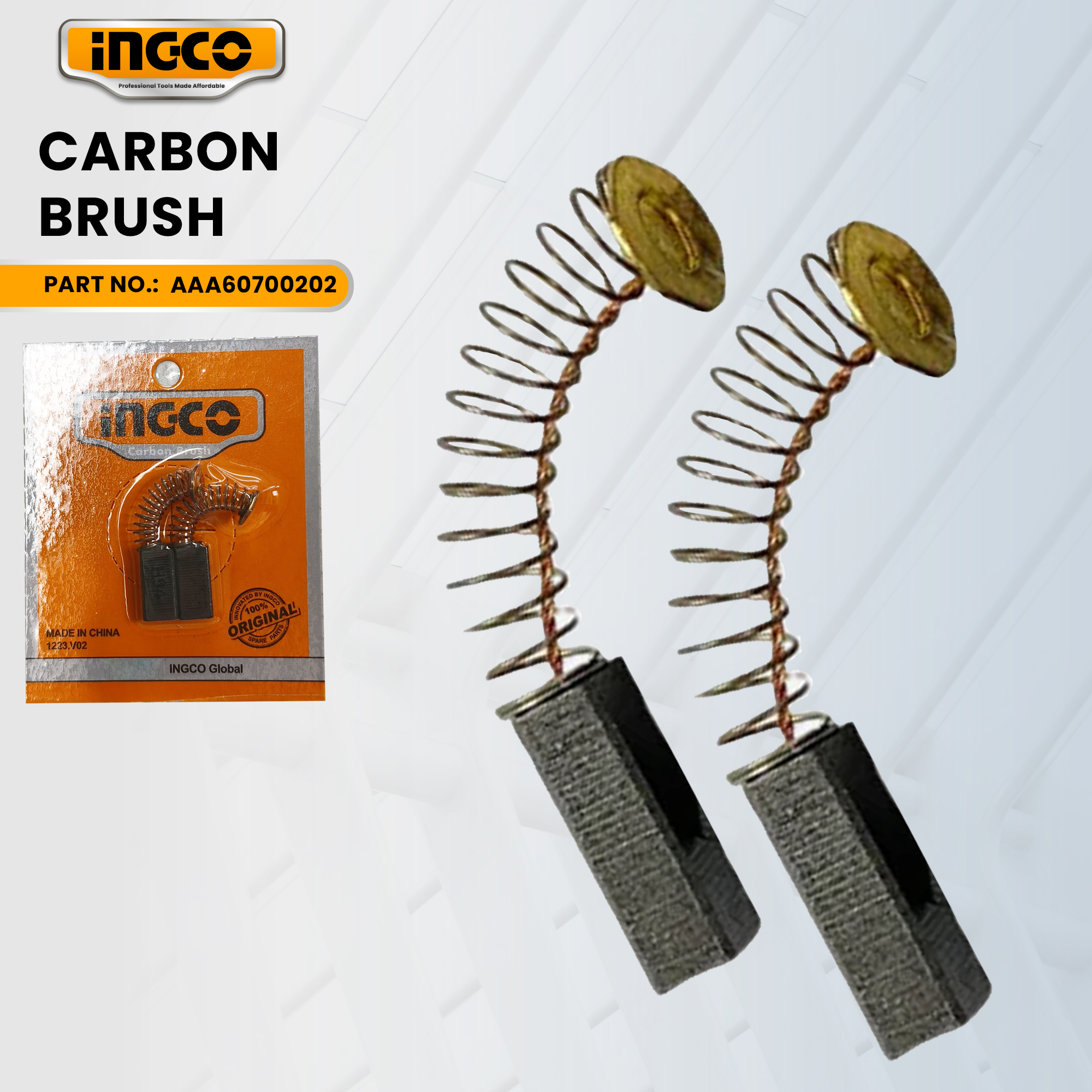 INGCO AAA60700202 Carbon Brush for AB6038/AB8038 Aspitator Blower 650W ...