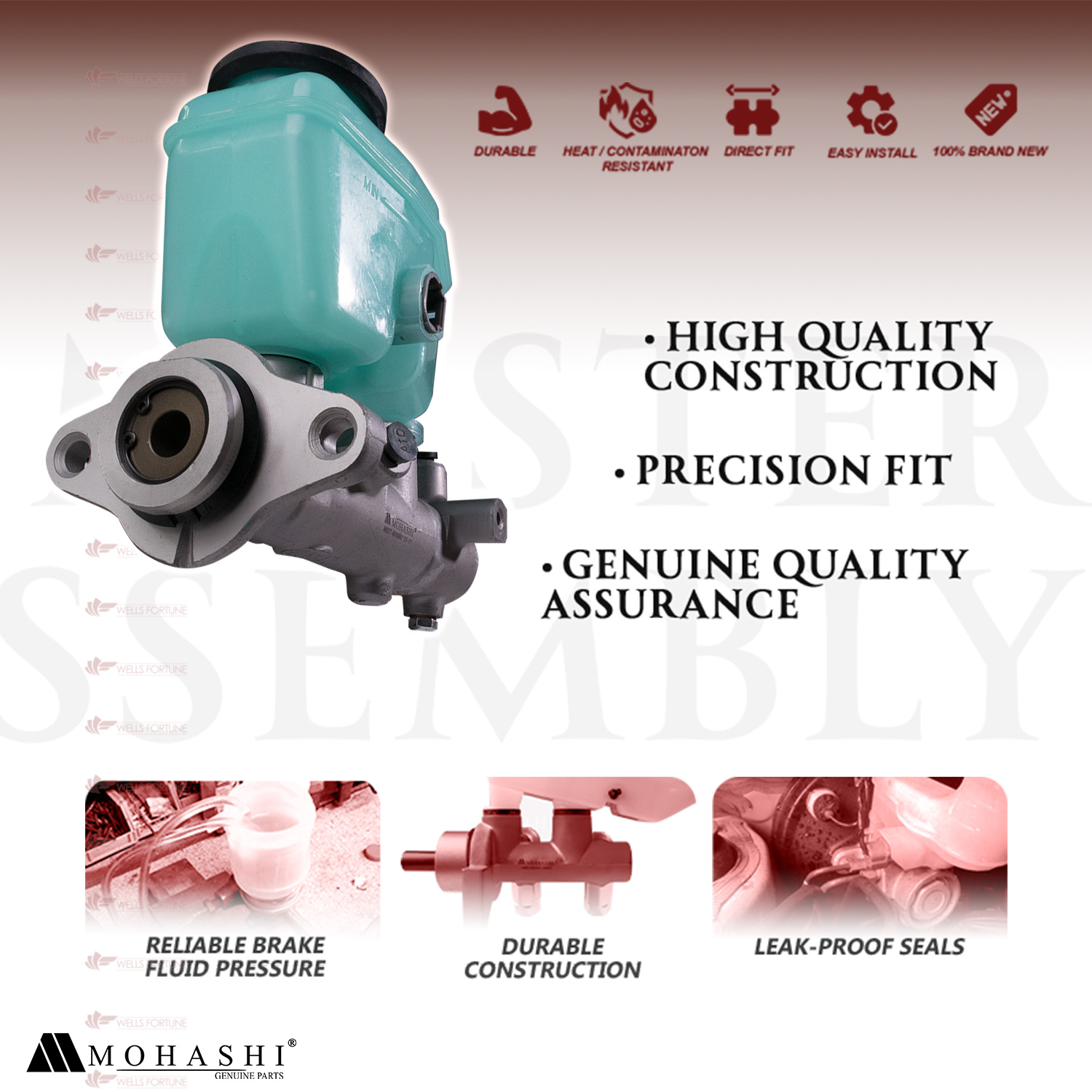 TOYOTA LANDCRUISER / PRADO 5VZ-FE BRAKE MASTER ASSEMBLY 47201-60680 1 ...