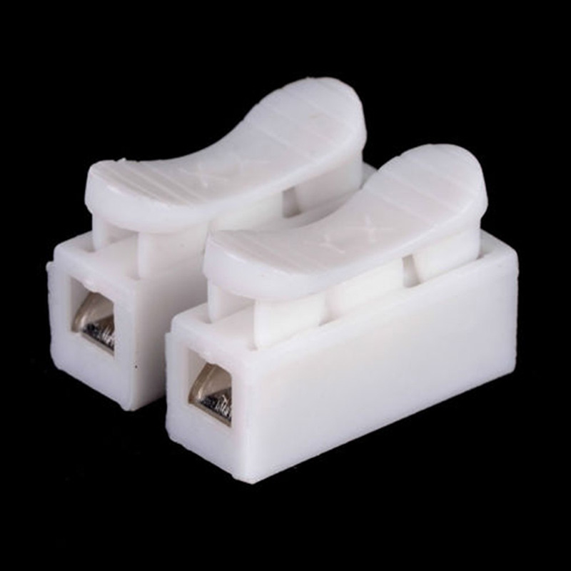 50Pcs Self-Locking Cable Connectors CH2 Quick Splice Lock Wire ...