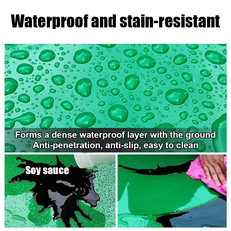 1KG 3 In 1 Epoxy Floor Paint Cement Floor Paint Wear-Resistant ...