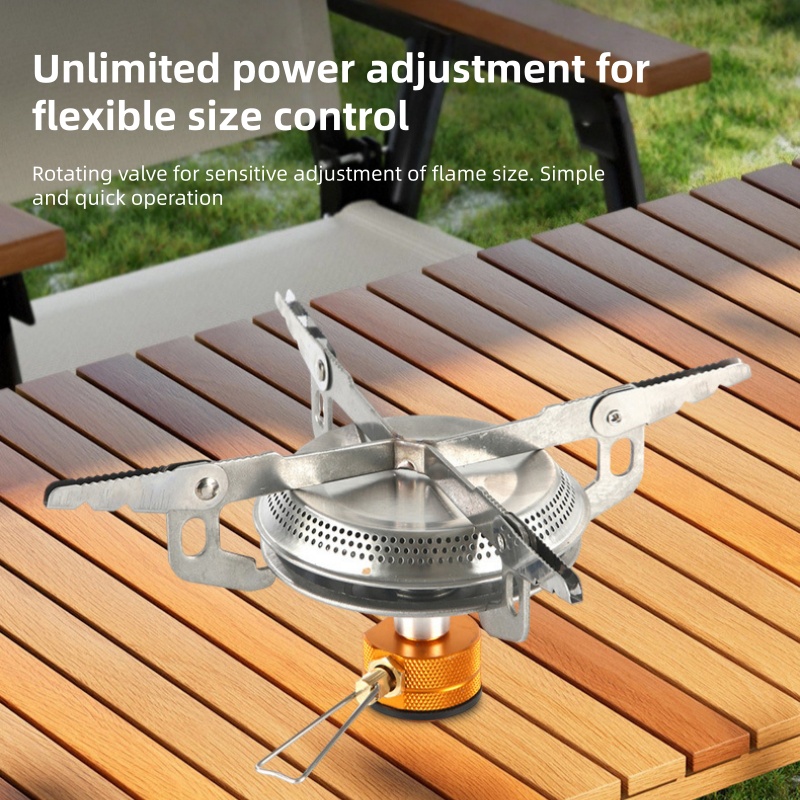 Outdoor camping gas stove disc-type stove - Compact and portable stove ...