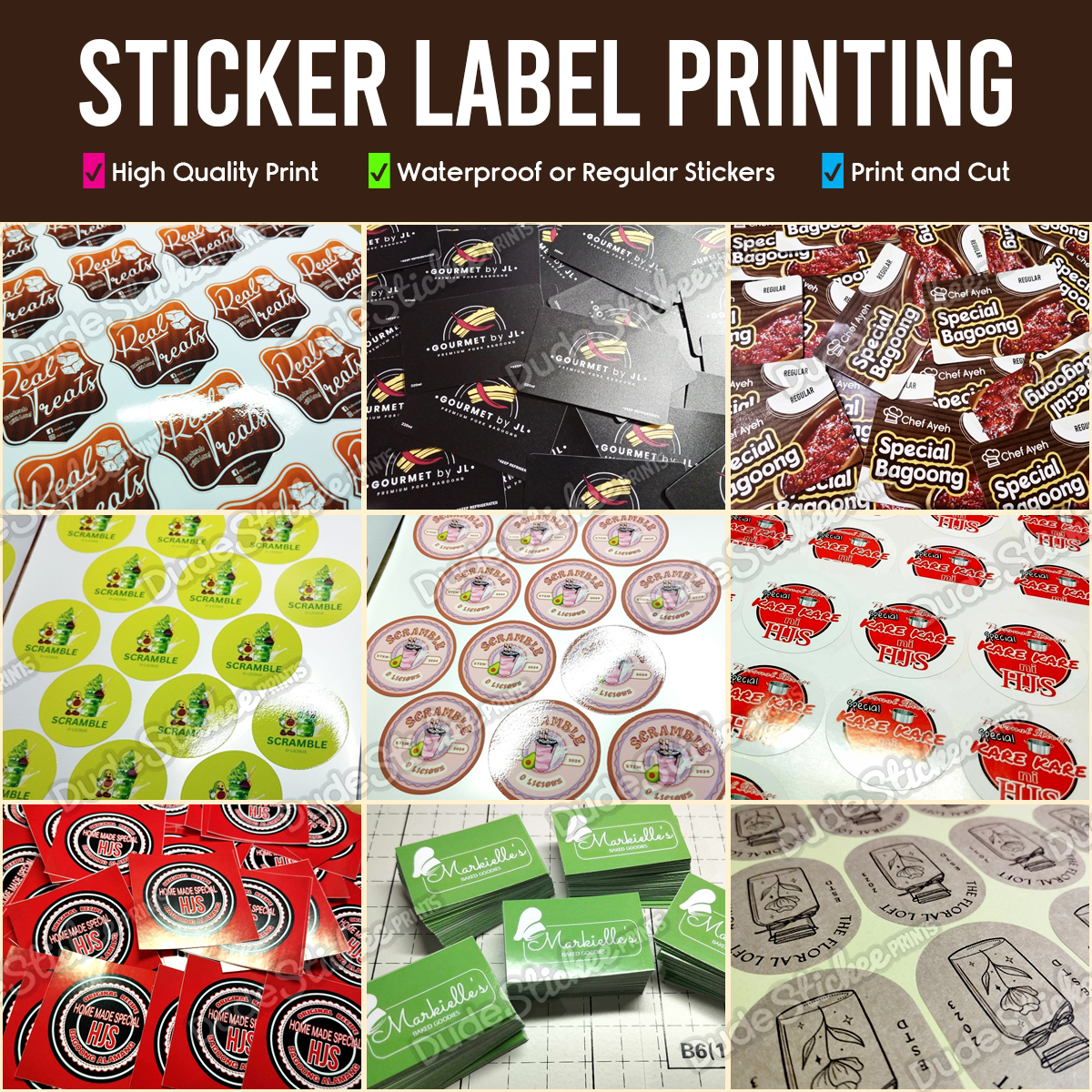 Sticker Label - Logo Stickers Printing | Shopee Philippines