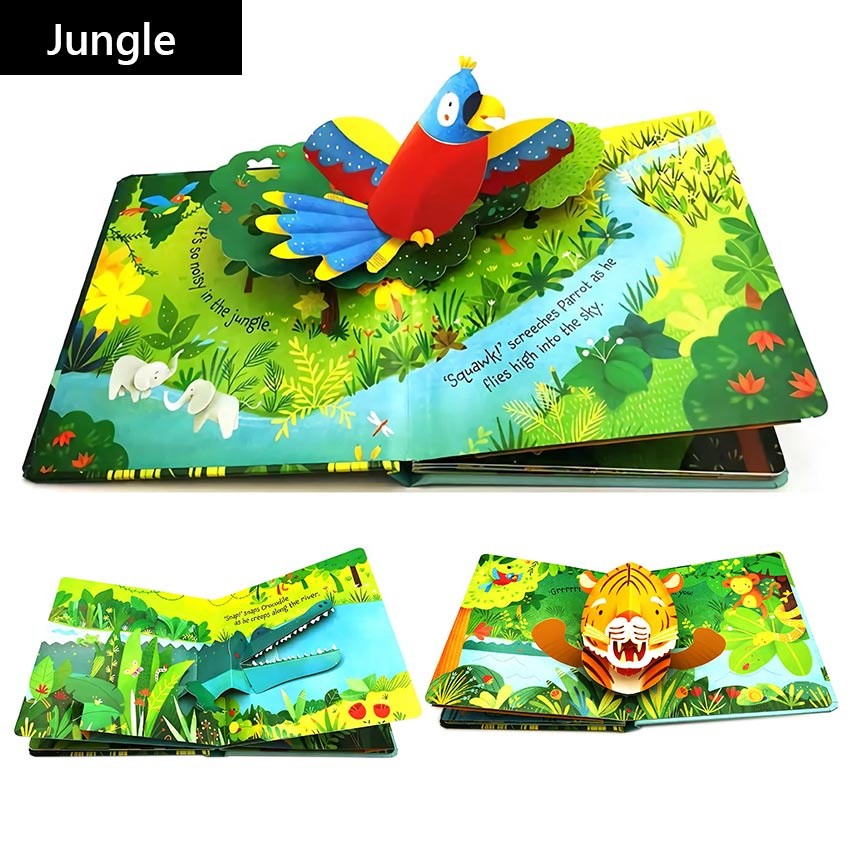 Pop up usborne books English Story Book 3D picture Children's Early ...