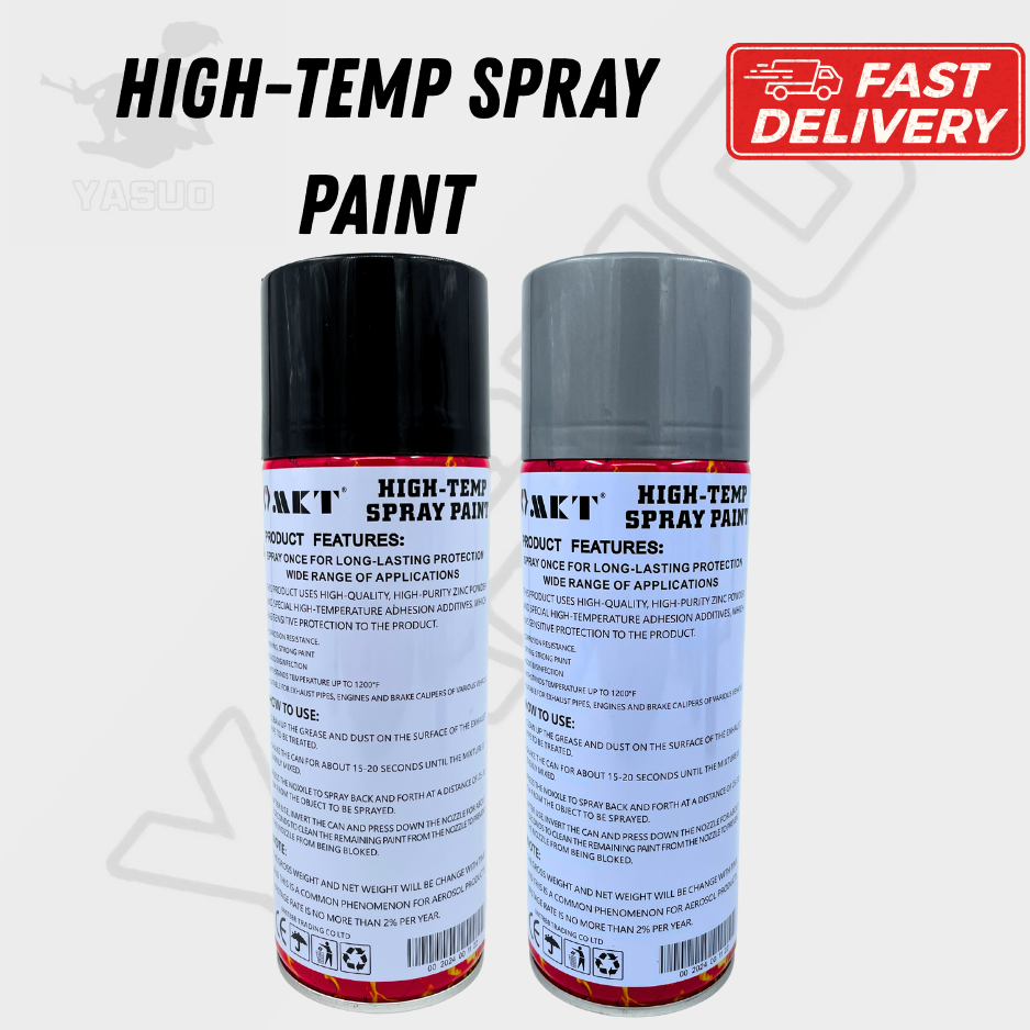 MKT High-Temp Spray Paint 450ml – Heat Resistant up to 1200°F for ...