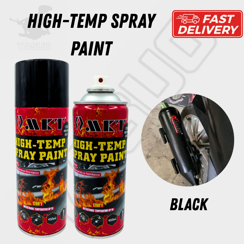 MKT High-Temp Spray Paint 450ml – Heat Resistant up to 1200°F for ...