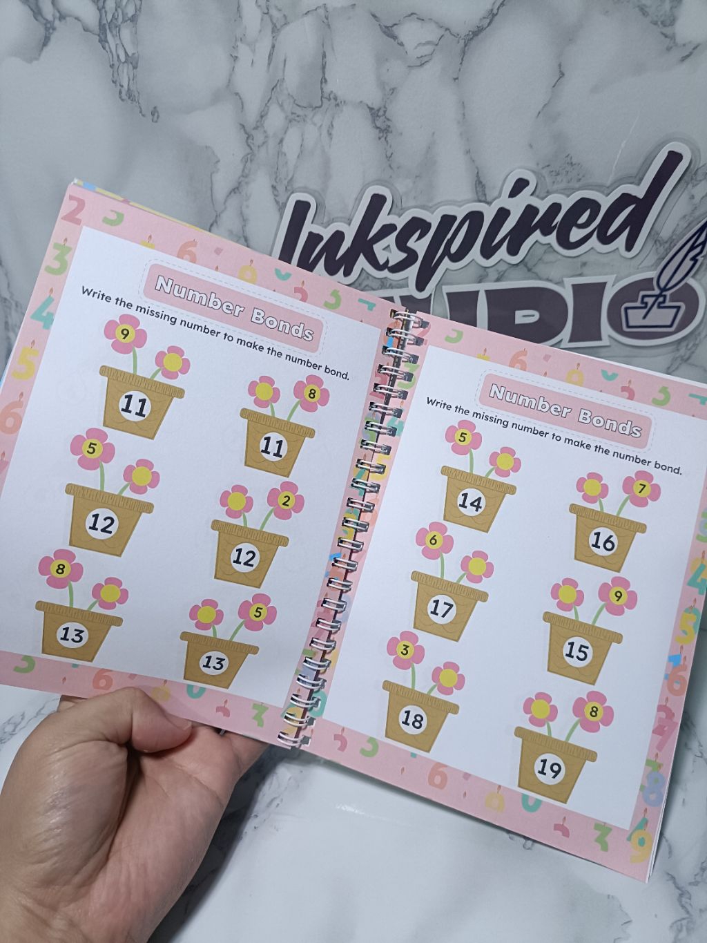 Kindergarten / Preschool Math Workbook (tracing number, counting ...