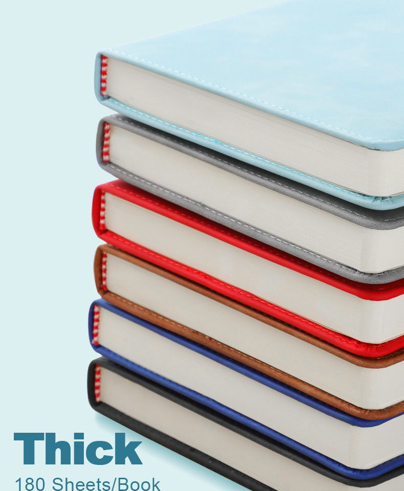 A5 Thick Notebook 360/200 Pages - For Office & College Students Writing ...