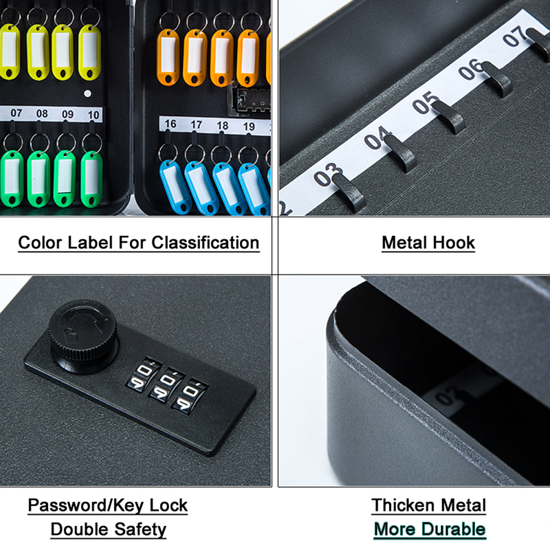 Storage Cabinet Key Safe Box Home Storage Security Password Key Safe ...