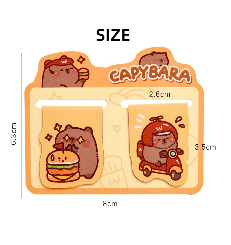 2PCS/Set Cute Magnetic Bookmark Student Cartoon Bookmarks Magnet Book ...