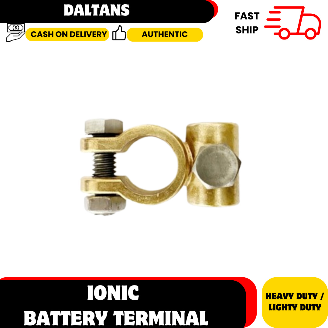 IONIC PLATED BATTERY TERMINAL LUG HEAVY DUTY / LIGHT DUTY | Shopee ...