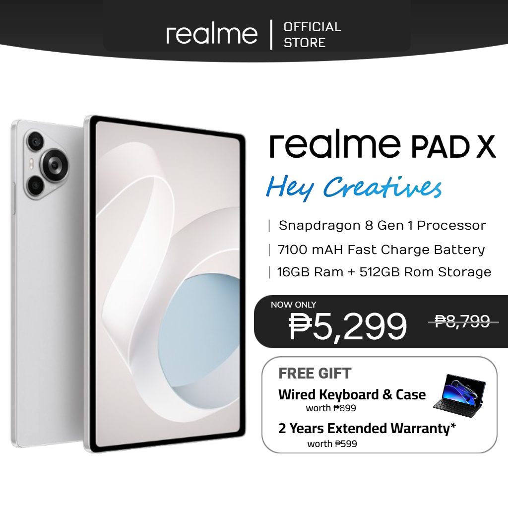 REALME PAD X PRO | 16GB RAM+512GB ROM | 4K Full HD LED 4G LTE Dual SIM ...