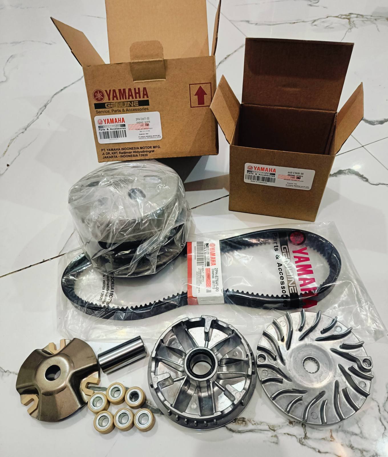 CVT SET M3 MIO I 125 MIO SOUL I125 MIO GEAR YAMAHA GENUINE PARTS 2PH ...