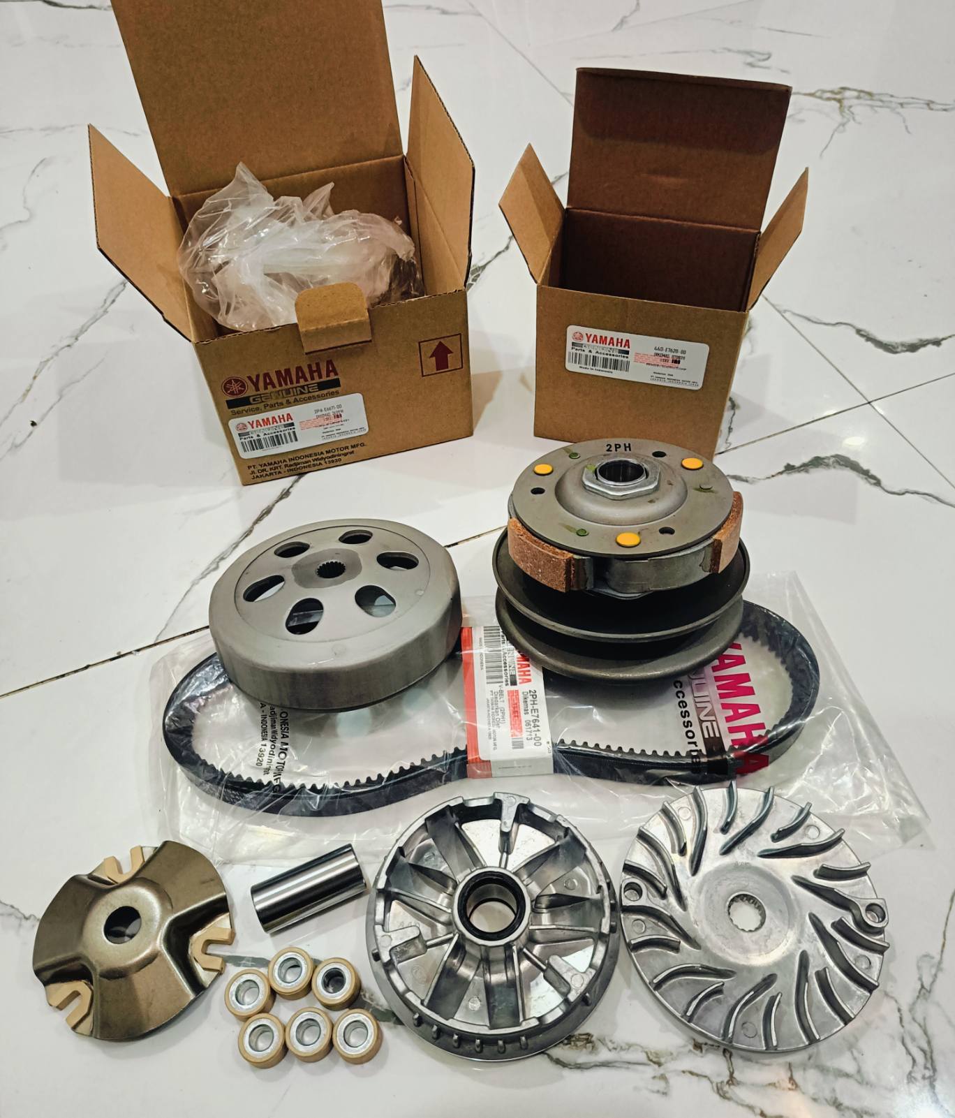 CVT SET M3 MIO I 125 MIO SOUL I125 MIO GEAR YAMAHA GENUINE PARTS 2PH ...