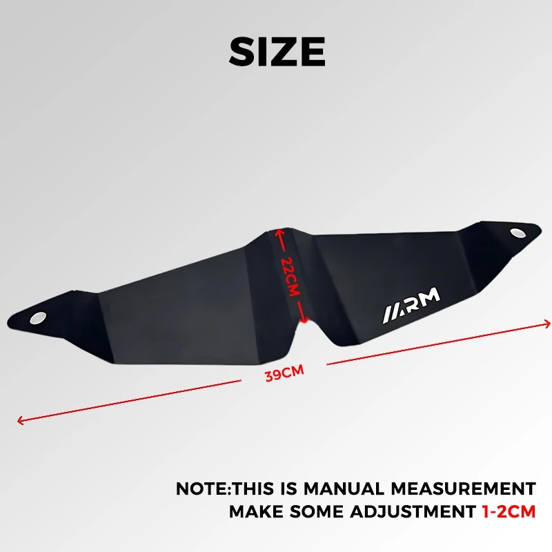 CNC ARM Aerox Bottom Winglet V2 Spoiler Motorcycle Modify Accessorie ...