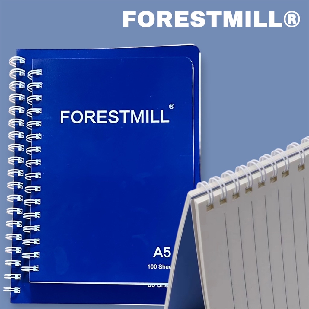 FORESTMILL® SPIRAL DOUBLE LOOP WIRE NOTEBOOKS | Shopee Philippines