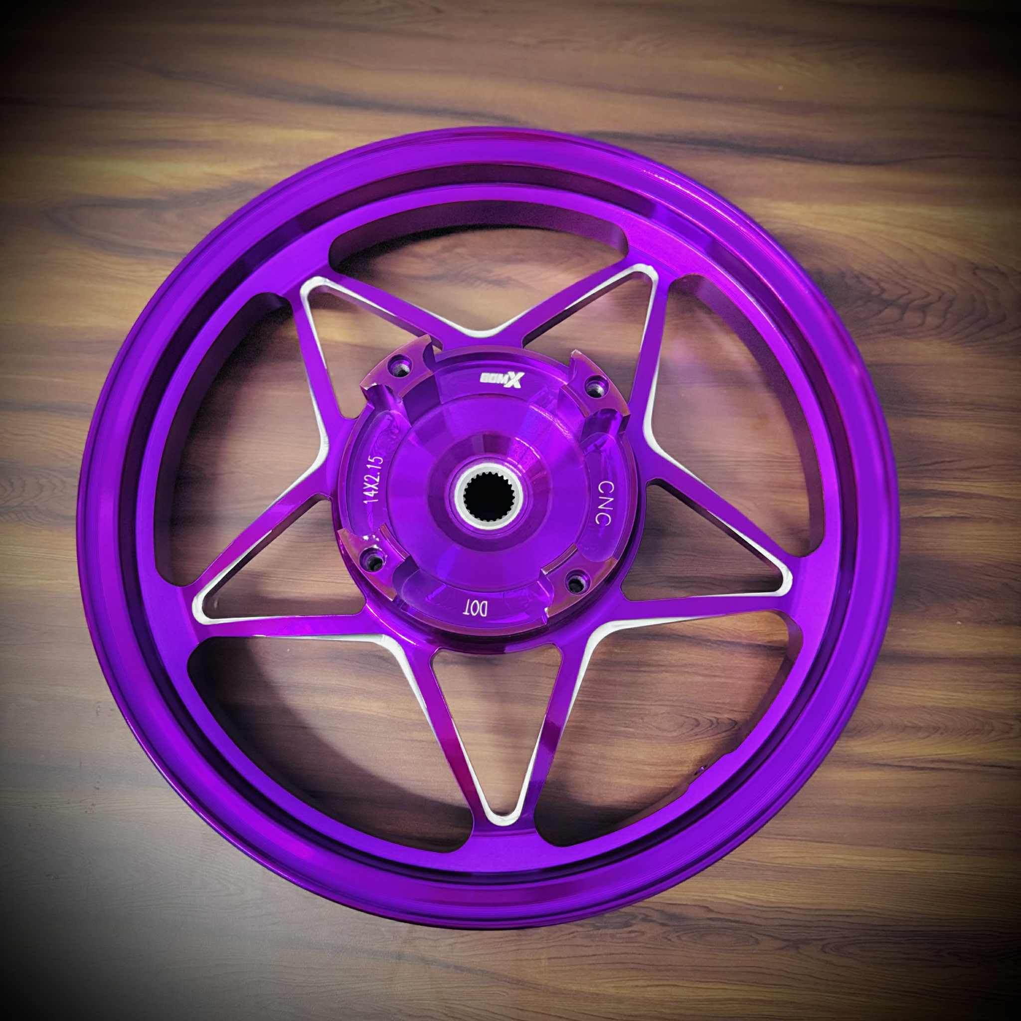 BOM RANGSIT BomX LYNX CNC STAR MAGS for HONDA PCX 160 FRONT: 1.85x14 ...