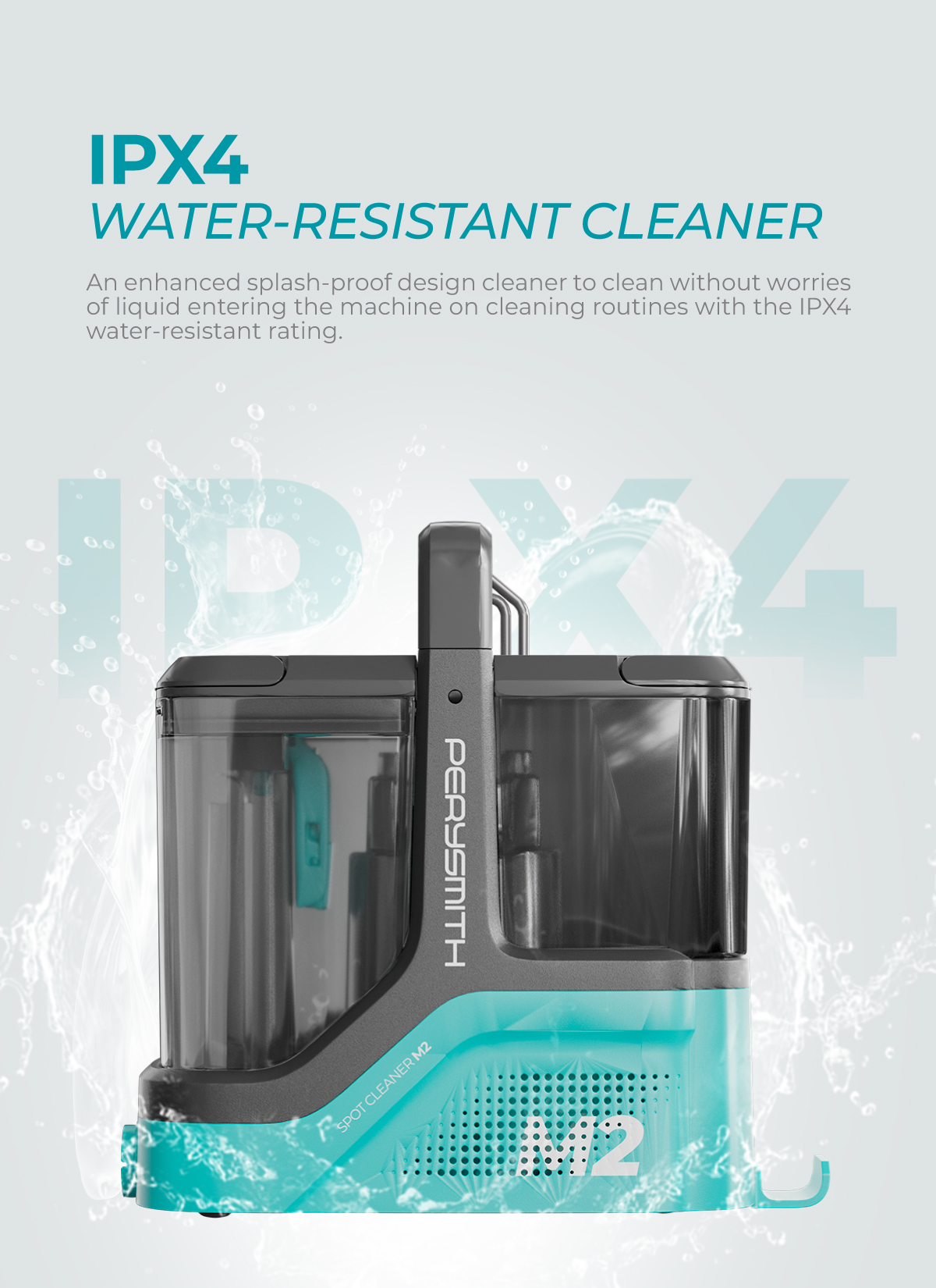 PerySmith CleanPro M2 II Portable Spot Cleaner Wet and Dry Carpet ...
