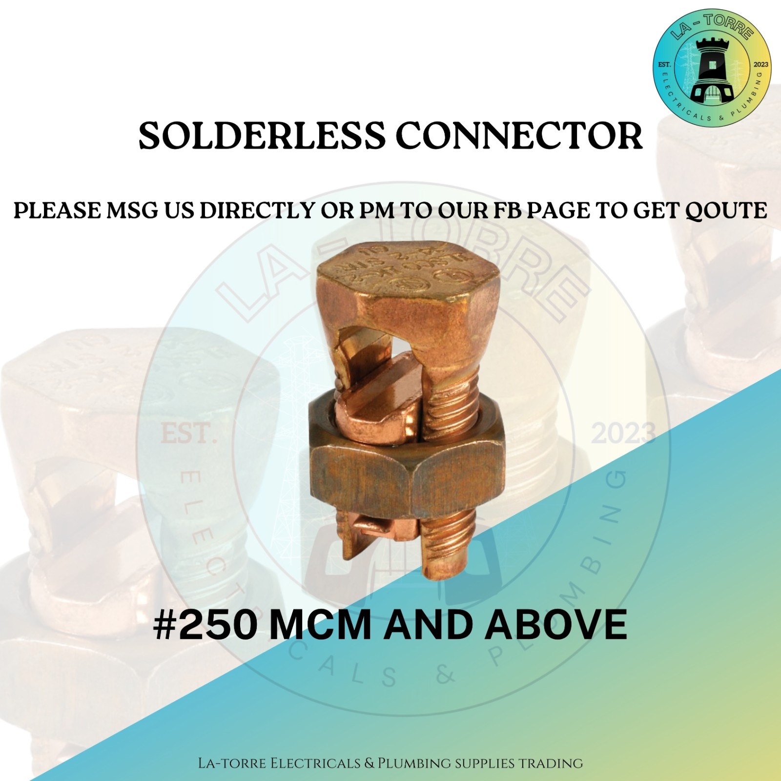SOLDERLESS CONNECTOR SPLIT BOLT CONNECTOR COPPER | Shopee Philippines