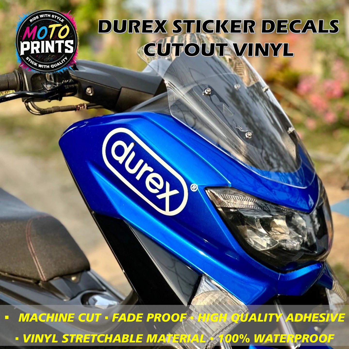 DUREX STICKER DECALS CUTOUT VINYL (WATERPROOF, LAMINATED) | Shopee ...