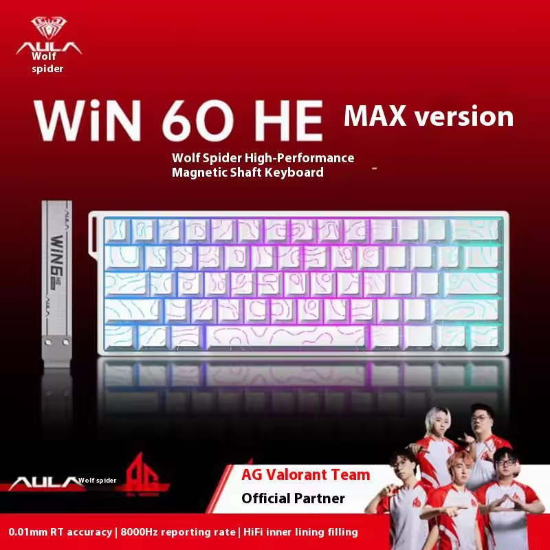 AULA WIN series 60 key magnetic axis mechanical keyboard Rt e-sports ...