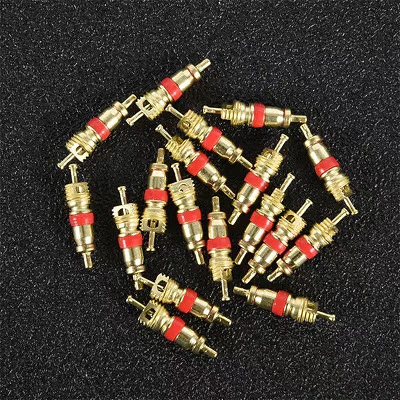 100PCS Valve Stems Pure Copper Valve Cores for Bicycle, Motorcycle ...