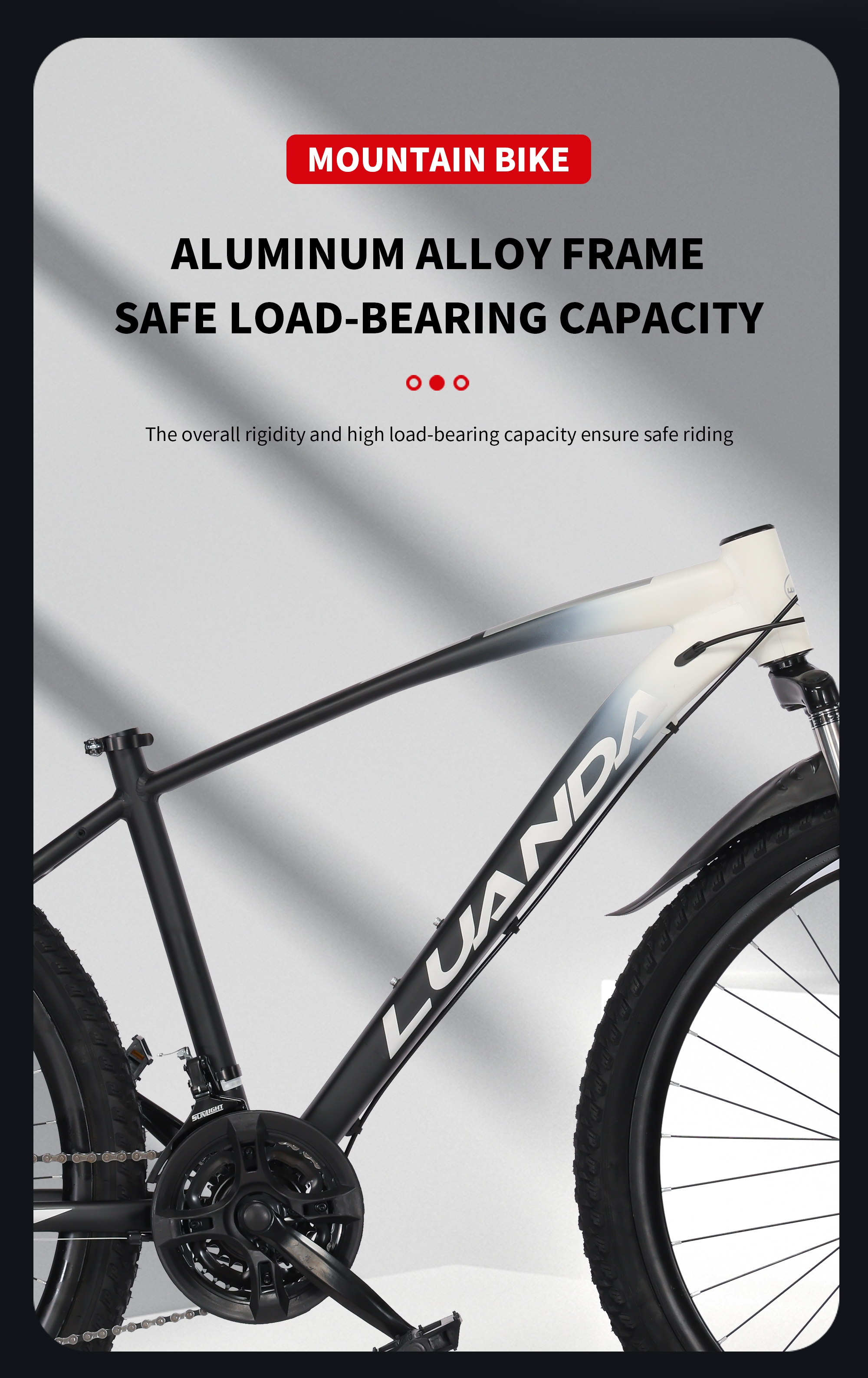 LUANDA Mountain Bike 26/27.5-inch Fixie bike Alloy Frame Adults ...