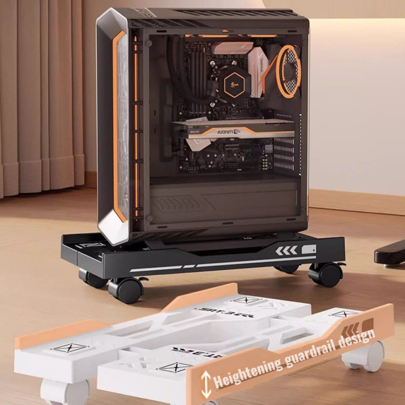 Universal CPU Holder with Silent Rollers - Fits Tower/Desktop PCs up to ...