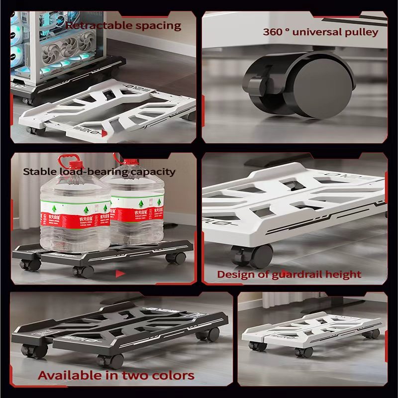 Universal CPU Holder with Silent Rollers - Fits Tower/Desktop PCs up to ...