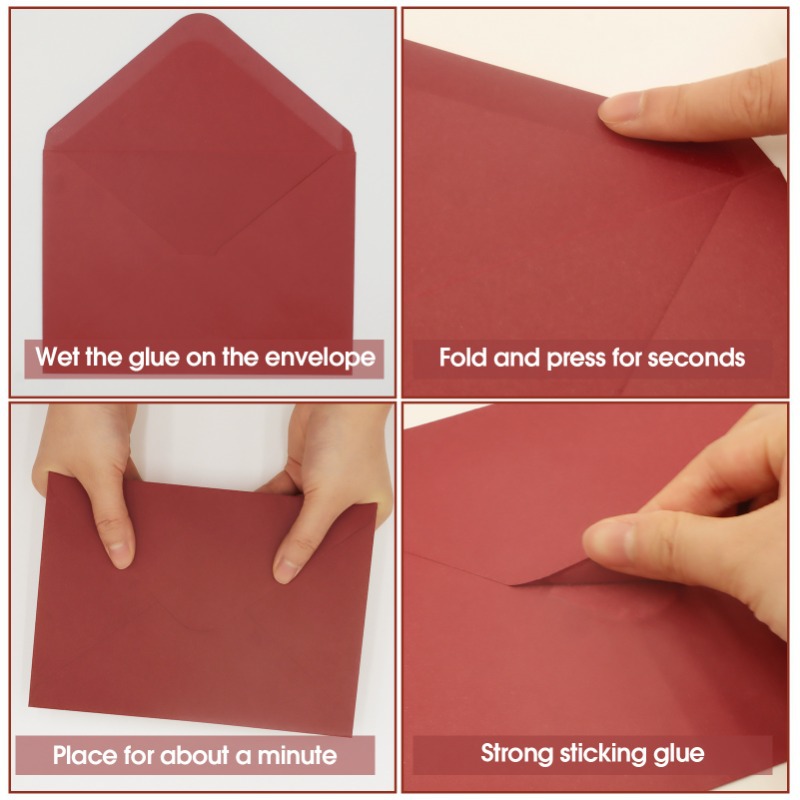 10PCS wholesale Transparent envelope for invitations 5R 4R 3R Christmas ...