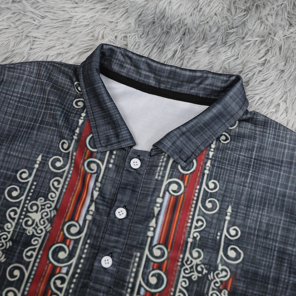 Philippine Ethnic Polo Shirts For Men Modern Polo Balong Tagalog Full ...