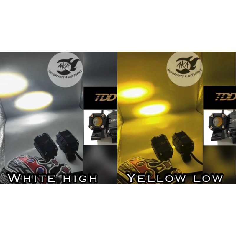 TDD 4646 MINI DRIVING LIGHT SINGLE LAMP SPOTLIGHT V2 CREE 20WATTS DUAL ...