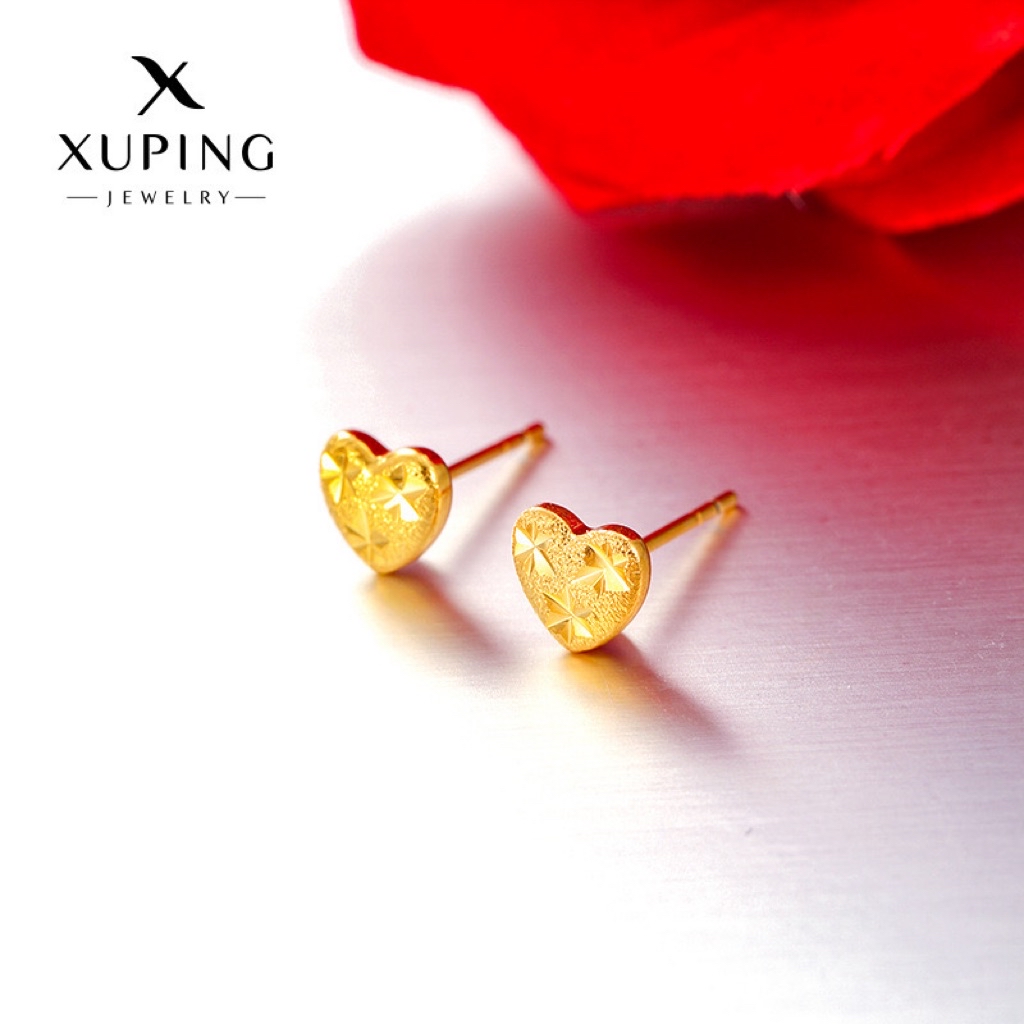 Xuping 24K gold Stainless steel Stud Earrings For women Stylish and ...