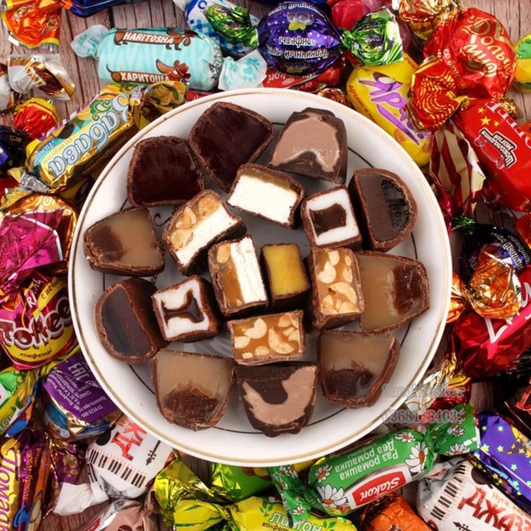Russian Chocolate Mixed Fructose Candy 250G - CHOCOLATE CANDY NA MAY ...